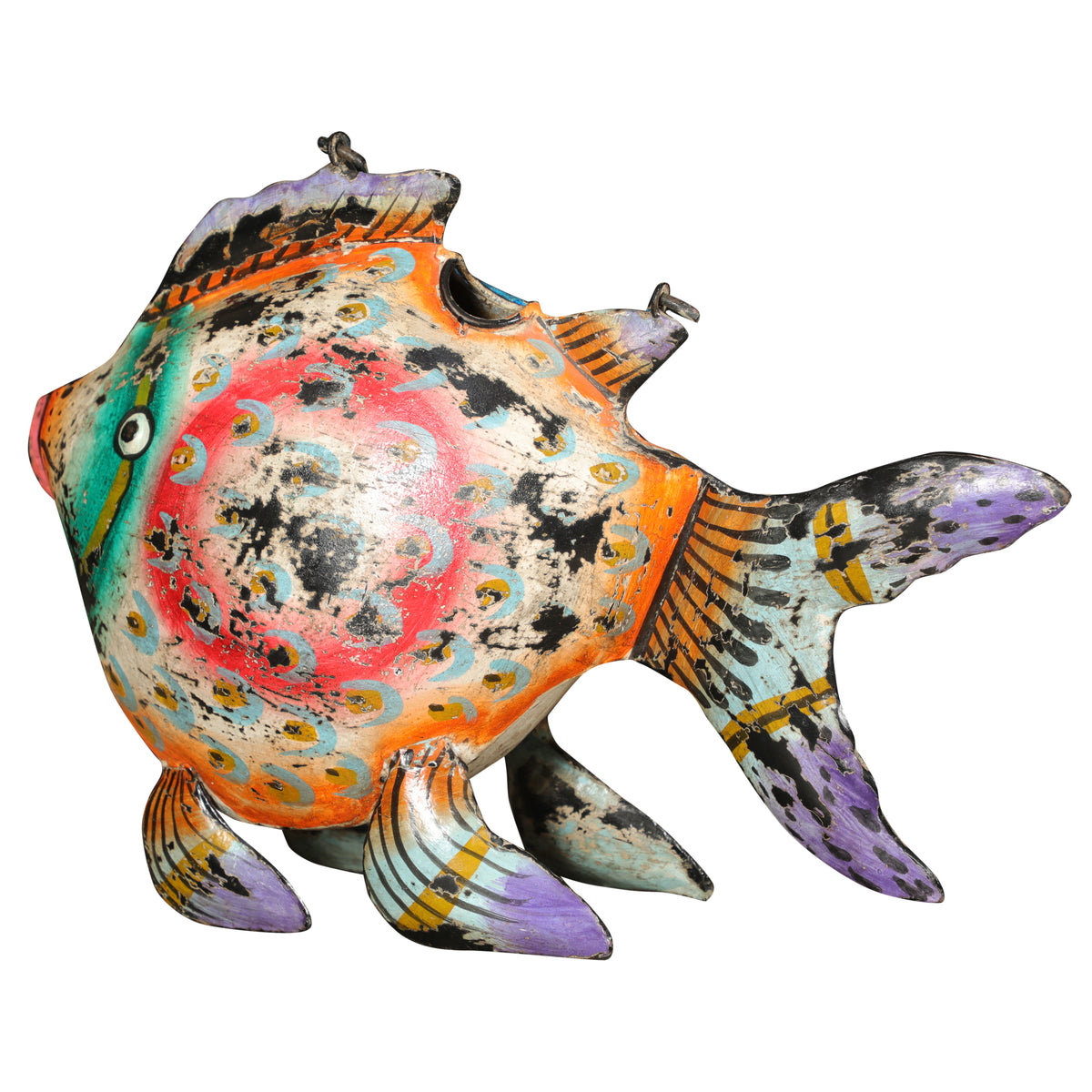 Iron Painted Fish Watering Can– Simply Home