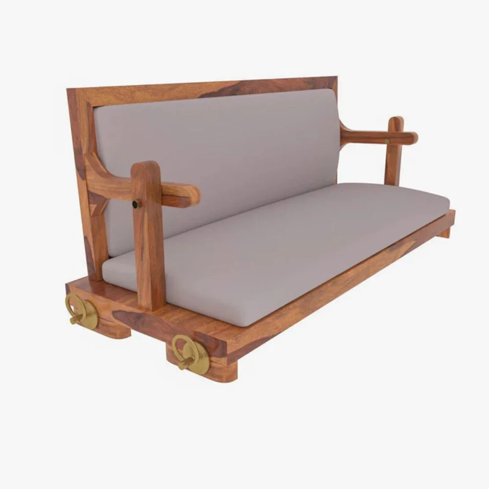 TwinAura Solid Wood Jhula– Simply Home